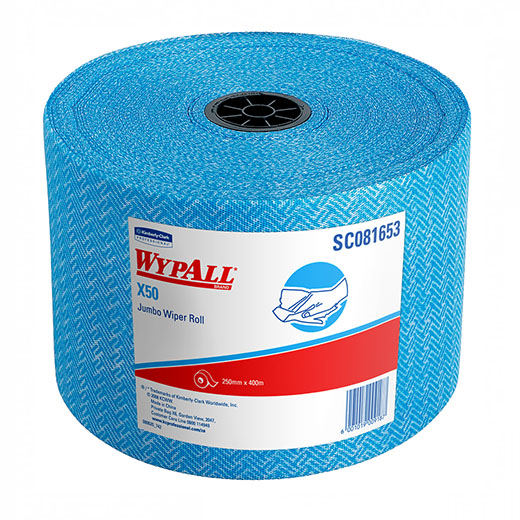 KCP Wypall X50 Jumbo Wiper Roll SC081653 | Taurus Maintenance Products